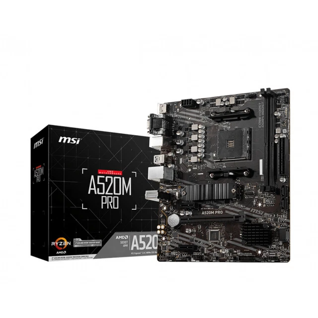 MSI A520M PRO Processor family AMD Processor socket AM4 DDR4 Memory ...