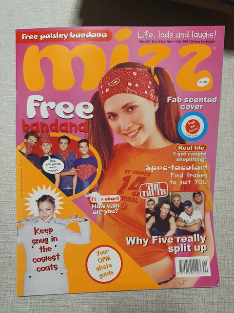 MIZZ MAGAZINE NO.431 Oct 31st-Nov 13th 2001 - No Gift - OPM Interview £ ...
