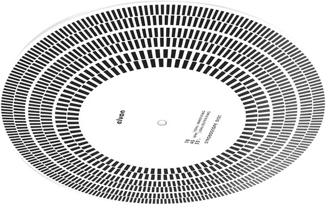 DOLLATEK LP VINYL Record Turntable Phono Tachometer Calibration Strobe ...