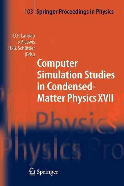 ÉTUDES DE SIMULATION informatique en physique de la matière condensée ...