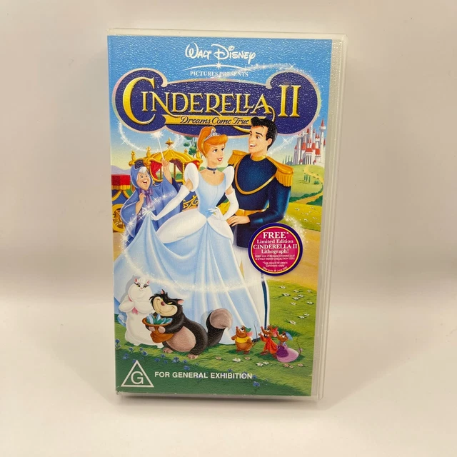 Cinderella Ii Dreams Come True Vhs Walt Disney Collection 9 95