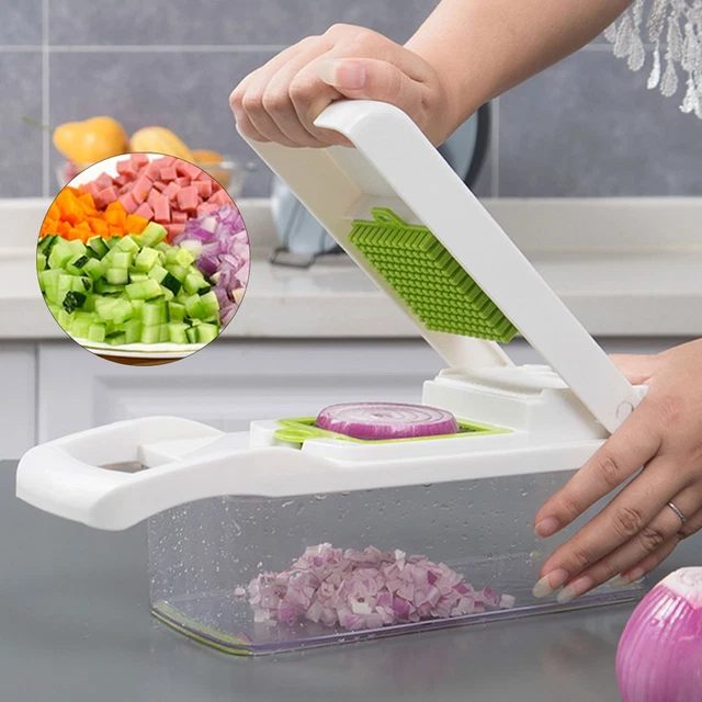 MULTIUSED KITCHEN FOOD Cutter Grater Peeler Cutting Slicing Dicing Tool ...