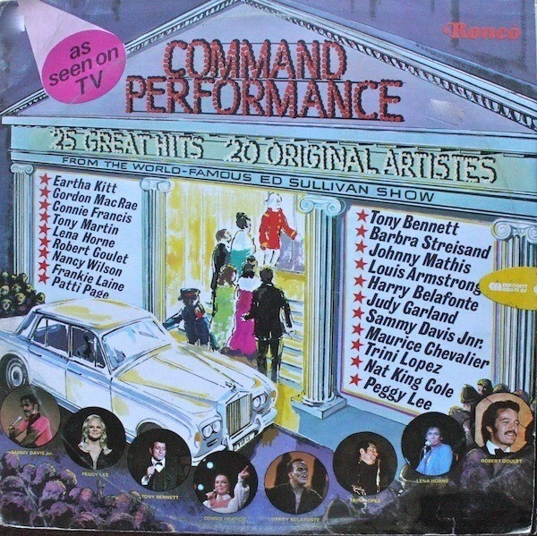 BARBRA STREISAND, TONY Bennett... Command Performance Ronco Vinyl LP EUR 10,38 - PicClick FR