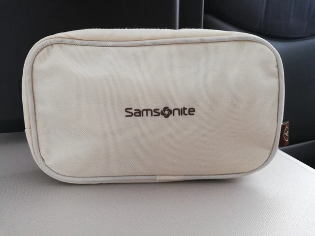 LUFTHANSA BUSINESS CLASS Samsonite Amenity Kit creme Airbus A350 Boeing ...