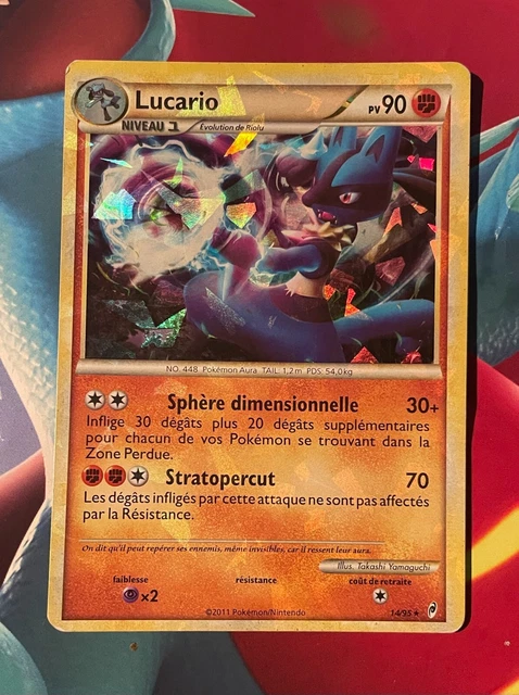 LUCARIO REVERSE - POKEMON 15/95 APPEL DES LEGENDES BON ETAT FR EUR 1,00 ...