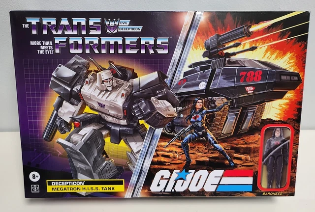 TRANSFORMERS X G.I. Joe Megatron H.I.S.S. Tank Cobra Baronessa 27 cm ...