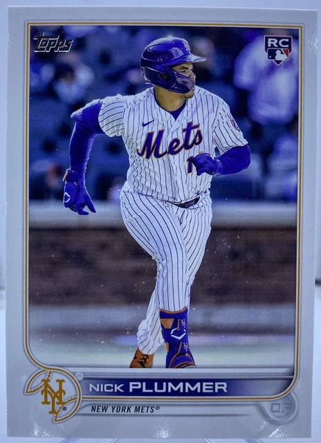 CARTE RECRUE 2022 Topps Update Series #US247 Nick Plummer RC Mets de ...
