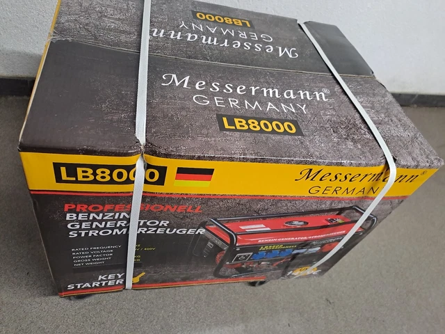 GENERATOR ,STROMERZEUGER Professionell Messermann LB8000 EUR 444,00 ...