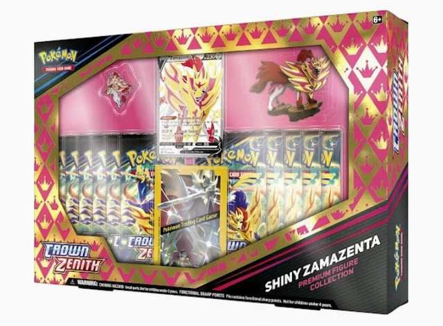 POKEMON - TCG - Crown Zenith Shiny Zamazenta Premium Figure Collection ...