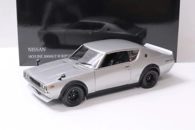 KYOSHO ORIGINAL 1/18 Nissan Skyline 2000 Gt-R (KPGC110) Argent KS08255S EUR 330,89 - PicClick FR