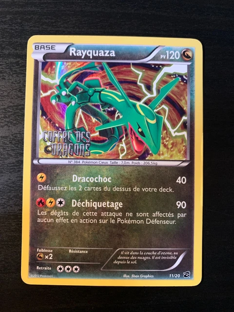 CARTE POKÉMON : Rayquaza 11/20 REVERSE Coffre des Dragons Française EUR ...