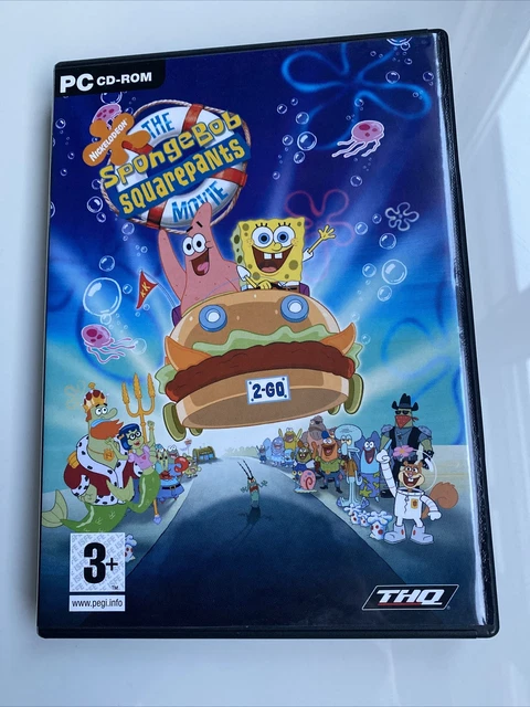 THE SPONGEBOB SQUAREPANTS Movie PC CD-ROM Computer Video Game - 2004 ...