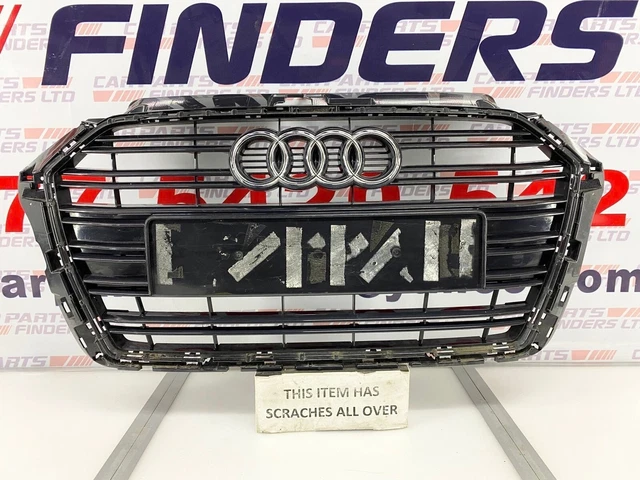 AUDI A3 S Line Front Bumper Centre Grill 2016-On 8V3853651Aa (8006) £ ...