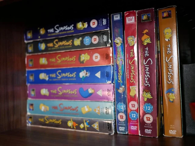 THE SIMPSONS DVD Boxset Bundle - Complete Season 1-7 / 9-12 Job Lot ...