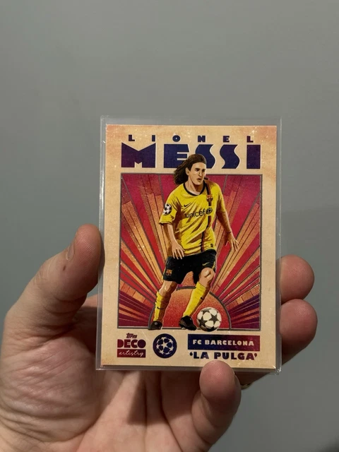 TOPPS DECO 2024/25 - Lionel Messi Artistry La Pulga FC Barcelona Insert ...