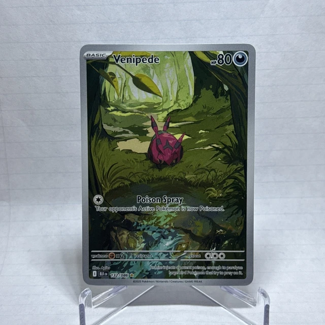 2025 POKEMON SV Black Bolt Venipede Illustration Rare #132/086 $14.45 ...