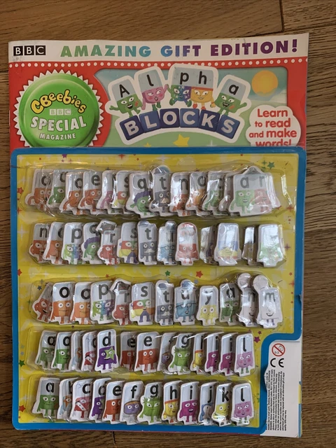 CBEEBIES ALPHABLOCKS MAGAZINE With Toys - New EUR 9,16 - PicClick IT