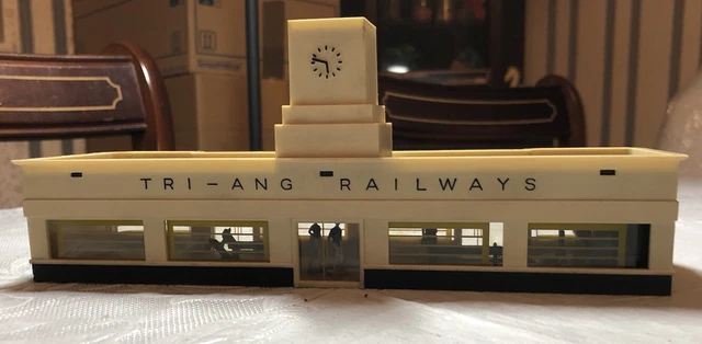 MODEL RAILWAY TT Gauge Triang Station Building in VGC £21.51 - PicClick UK