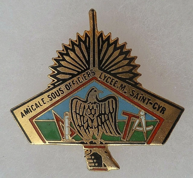 PINS INSIGNE AMICALE ANCIENS SOUS OFFICIERS LYCEE MILITAIRE SAINT CYR ...