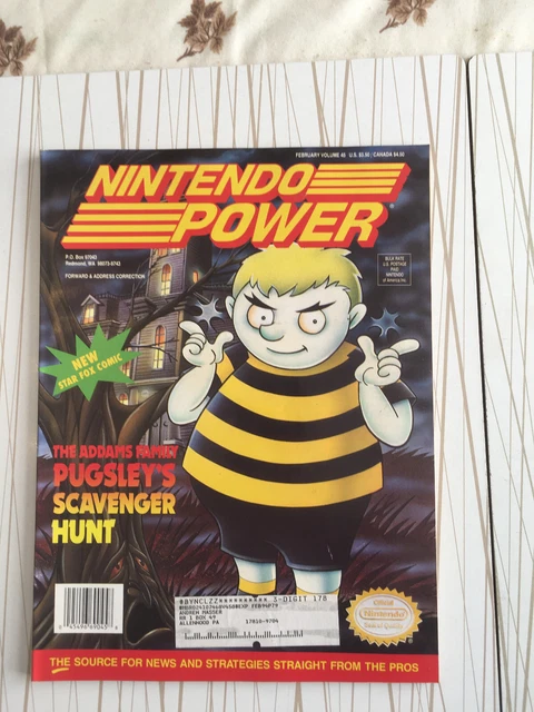 NINTENDO POWER MAGAZINE issue 45 with Starfox poster snes super ...