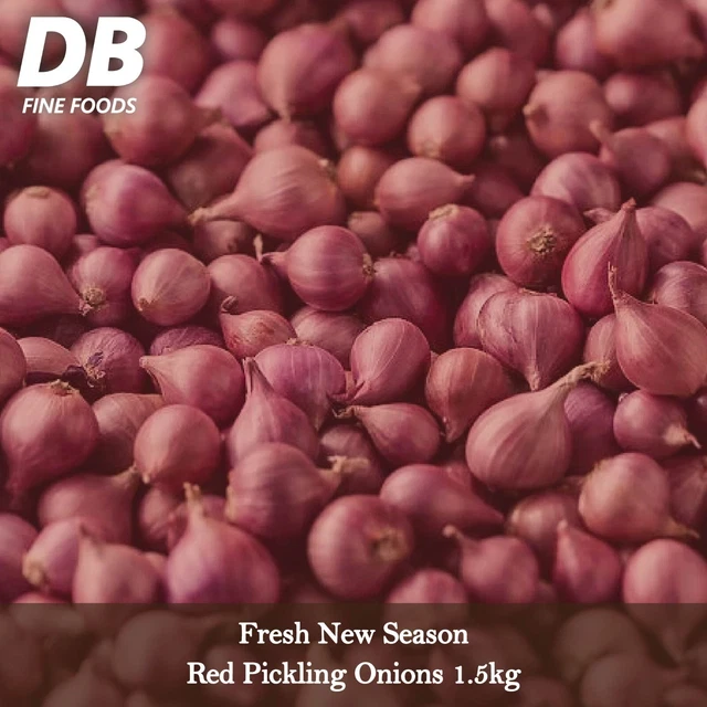 FRESH RED PICKLING Onions New Season 1.5kg Box High Quality Dutch Grown ...