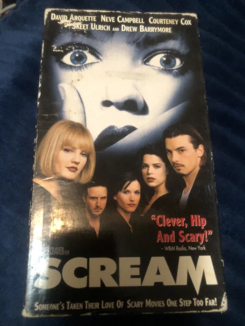 SCREAM WES CRAVEN Drew Barrymore Courteney Cox David Arquette VHS 1996 ...