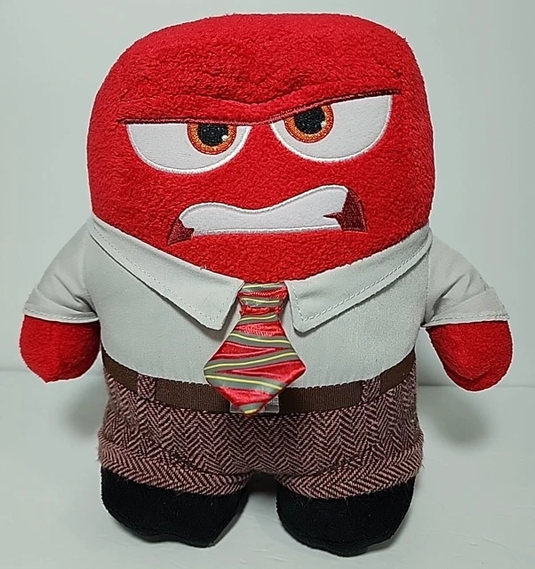 DISNEY PIXAR INSIDE Out RED ANGER Plush Stuffed Doll Shirt Tie 9 ...