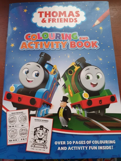 THOMAS AND FRIENDS Colouring and activity book Thomas colouring book ...