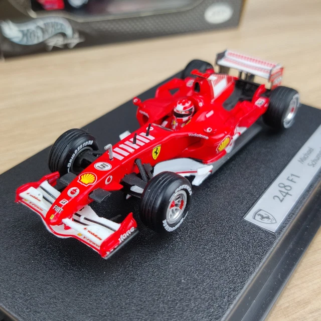 FORMULE 1 FERRARI Hotwheels Racing 248 Fi Michael Schumacher 1:43 EUR ...
