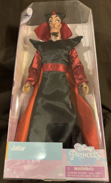 DISNEY STORE PRINCESS Series Classic Doll JAFAR Villain Boy Aladdin 12 ...