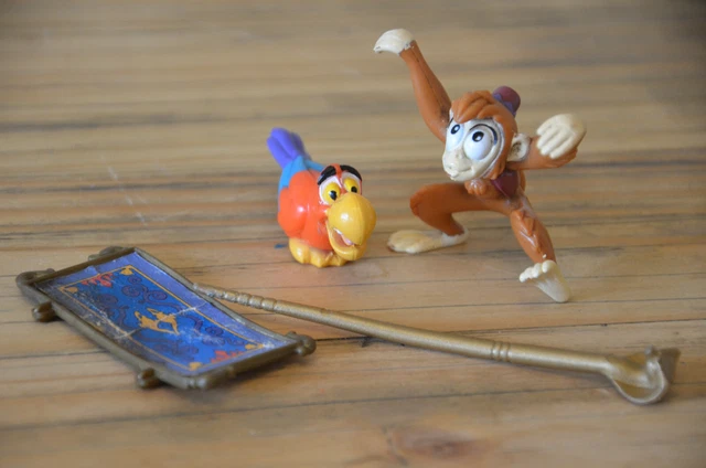 DISNEY ALADDIN LAGO the Parrot Abu the Monkey 1992 £4.35 - PicClick UK