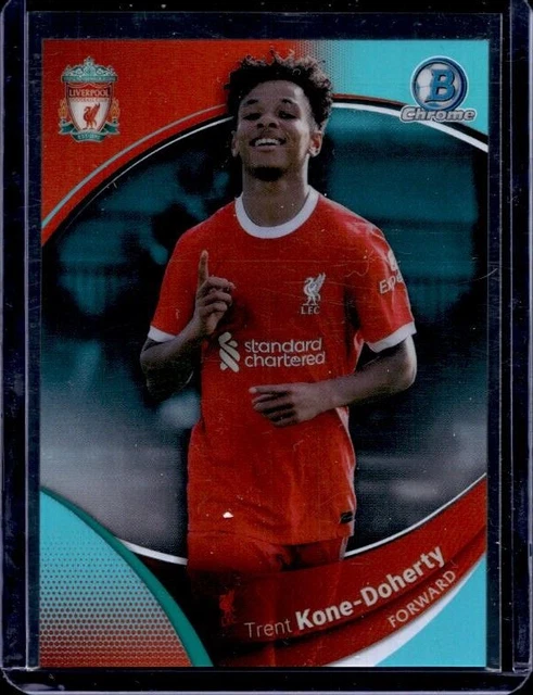 TOPPS CROMATO LIVERPOOL 23/24 Trent Kone-Doherty 1° Bowman Rookie 50/99 ...