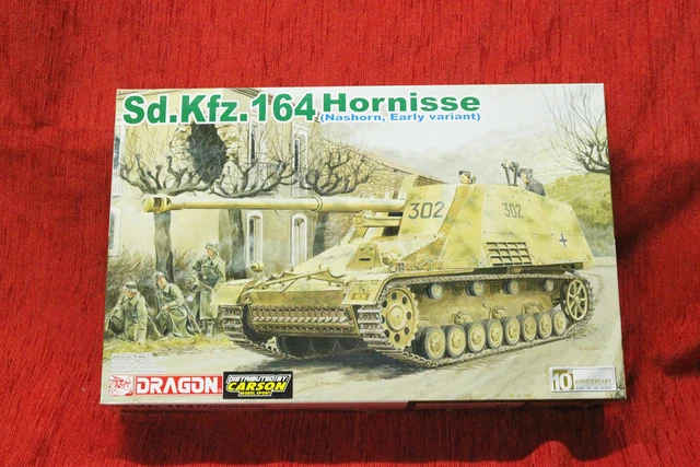 1:35 MODELLBAUSATZ DRAGON 6155 Sd.Kfz. 164 Hornisse (Nashorn, Early ...