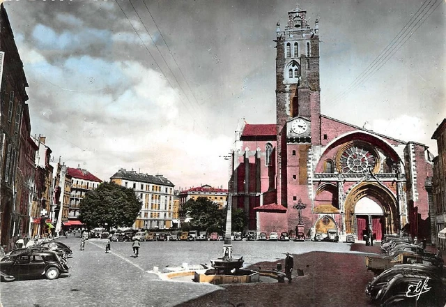 CPM TOULOUSE - la Ville Rose - La cathédrale St-Etienne. La Rosa (ab ...