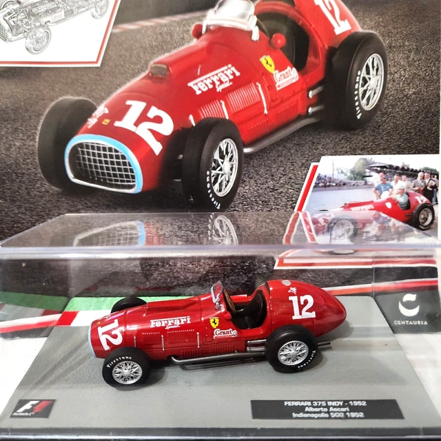 FERRARI 375 INDY 1952 Alberto Ascari #39 1:43 Scale Formula 1 Car ...