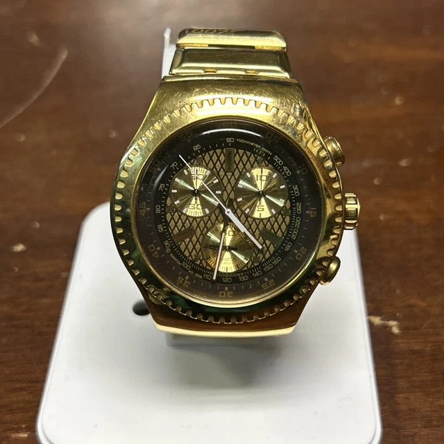 SWATCH SWISS IRONY Quartz V8 JAMES BOND 007 Chronograph Men’s Watch ...