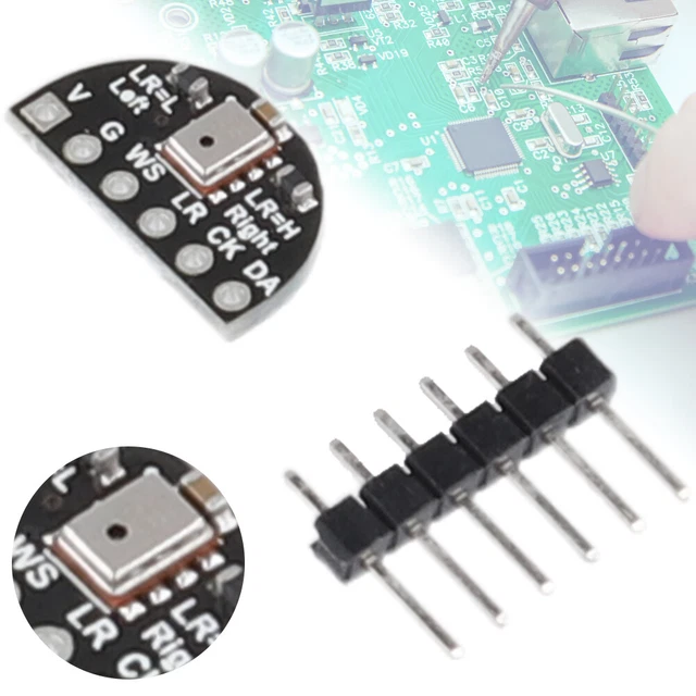 I2S INTERFACE HIGH Sensitivity MEMS Microphone Module Single Microphone ...