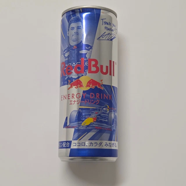 RED BULL F1 energy drink rara giappone Max Verstappen "thank you honda ...