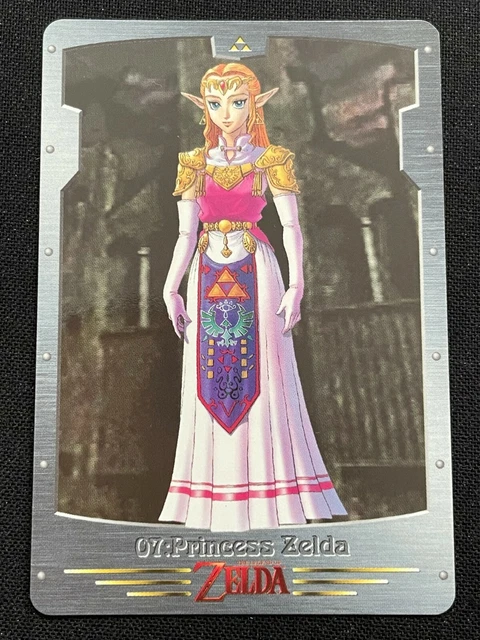 THE LEGEND OF Zelda Card 7 Princess Zelda 1999 BANDAI JAPAN 2.32x3.38 F ...
