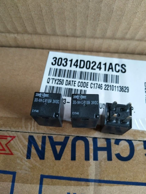 303-1AH-C-R1U01 303-1AH-C-R1 U01 24VDC 30A 4-Pin Automotive Relay x1PC ...