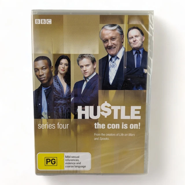 HUSTLE: SERIES 4 (BBC UK Drama) Region 4 DVD - NEW AND SEALED $7.99 ...