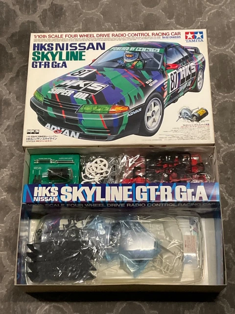 TAMIYA 1/10 1994 HKS Nissan Skyline GT-R Gr.A 58140 TA02 BNIB Rare ...