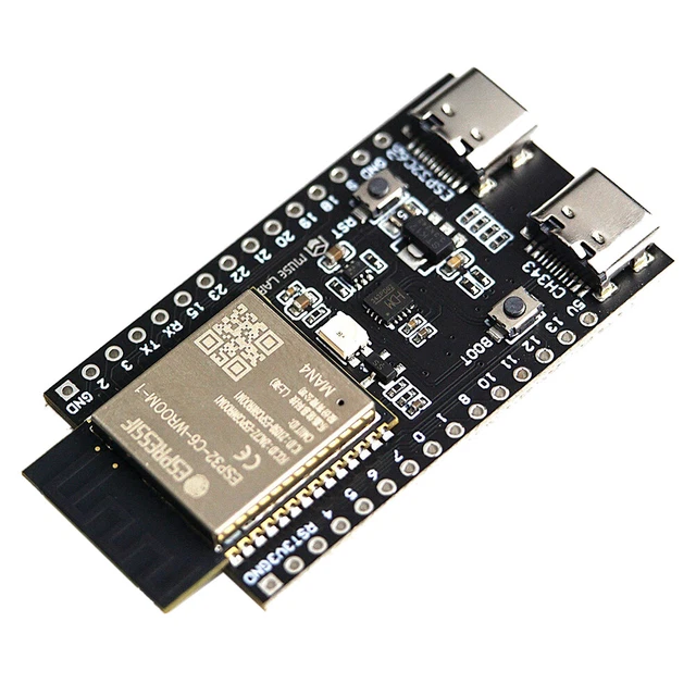 Esp32 C6 Minimum System Board Dual Type C Esp32 C6 Wroom 1 Core Board