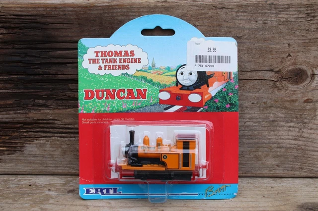 VINTAGE ERTL THOMAS The Tank Engine & Friends Duncan Diecast On Card ...