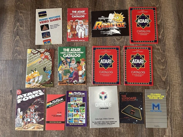 VINTAGE VIDEO GAME Booklet Catalog lot $8.70 - PicClick