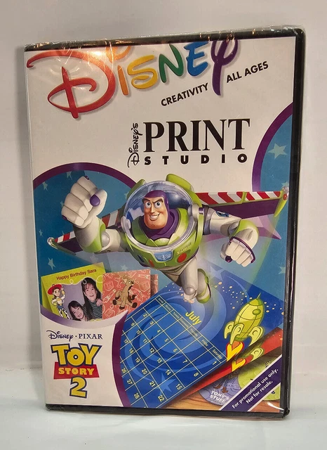 DISNEY PRINT STUDIO Toy Story 2 ~ PC CD-Rom - Brand New Sealed £4.99 ...