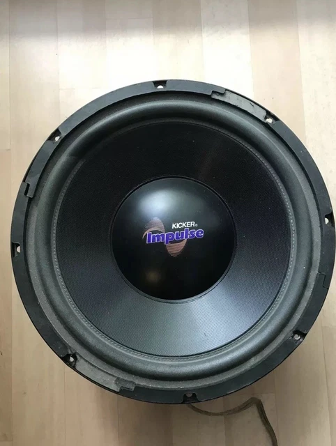 KICKER IMPULSE 124I Subwoofer 150 Watt gebraucht 4 Ohm 30cm EUR 2,01 ...
