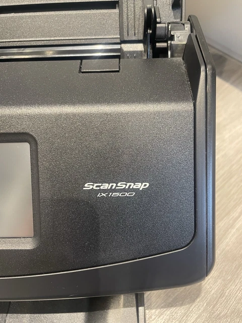 FUJITSU SCANSNAP IX1500 A4 USB Scanner + PSU + USB cable *13k pages* £ ...