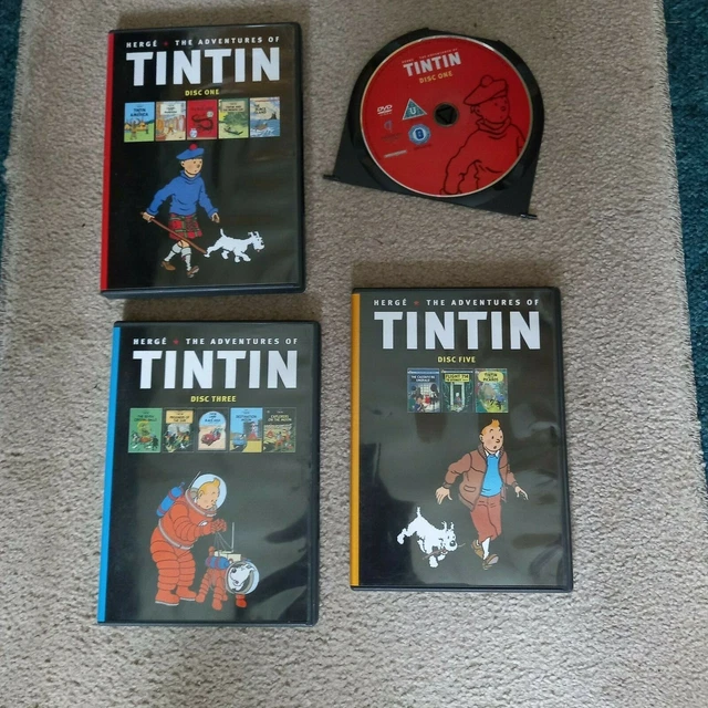 THE ADVENTURES OF tintin dvd x 4, Tintin, DVD, Four DVDs, DVD £4.00 ...
