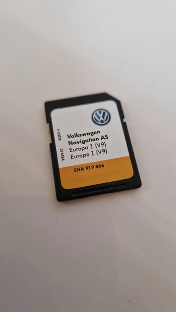 GENUINE VW DISCOVER Media Navigation As Map Sd Card V9 5Na919866 2019 £ ...